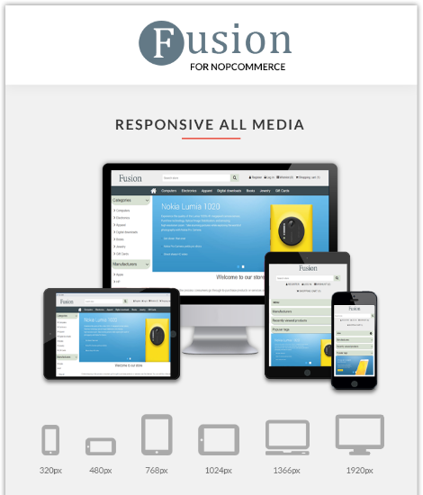 Fusion Theme - nopCommerce - SEO friendly theme - Powerful | HostedMart.com - NopCommerce ...