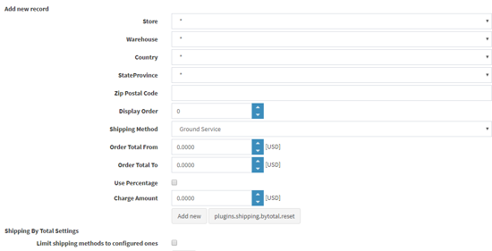 Execula Shipping by Total | HostedMart.com - NopCommerce Plugins, Themes and Extension Development
