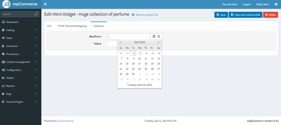 Execula Custom HTML Placements Plugin | Boost Sales | HostedMart.com - NopCommerce Plugins ...